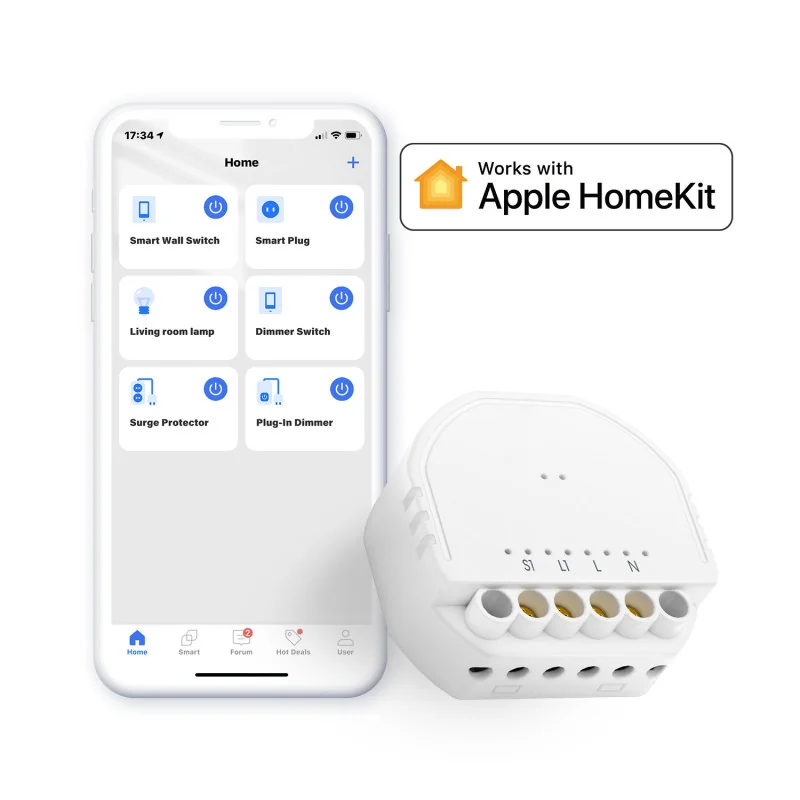 Meross Controller Box Switch Wifi HomeKit.
